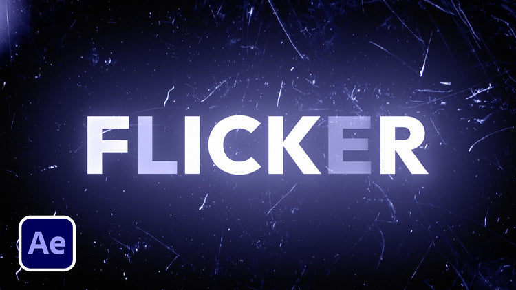 Flicker Text After Effects Tutorial – Woodpunch's Graphics Shop