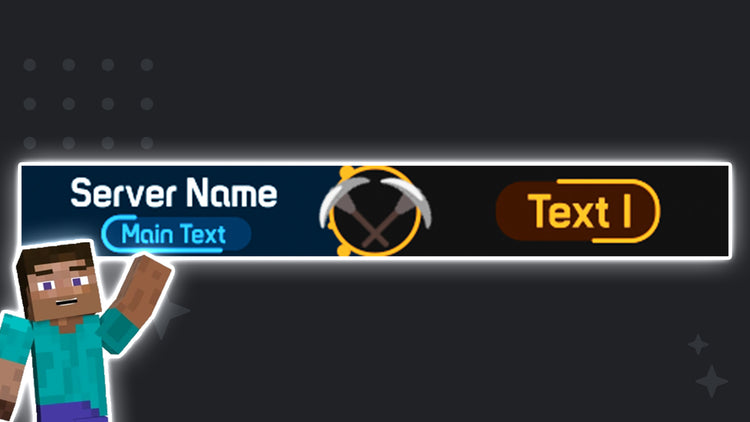 Free Minecraft Server Banner - Now Available! – Woodpunch's Graphics Shop