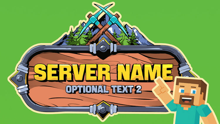 Create A Minecraft Server Logo in Minutes – Woodpunch's Graphics Shop