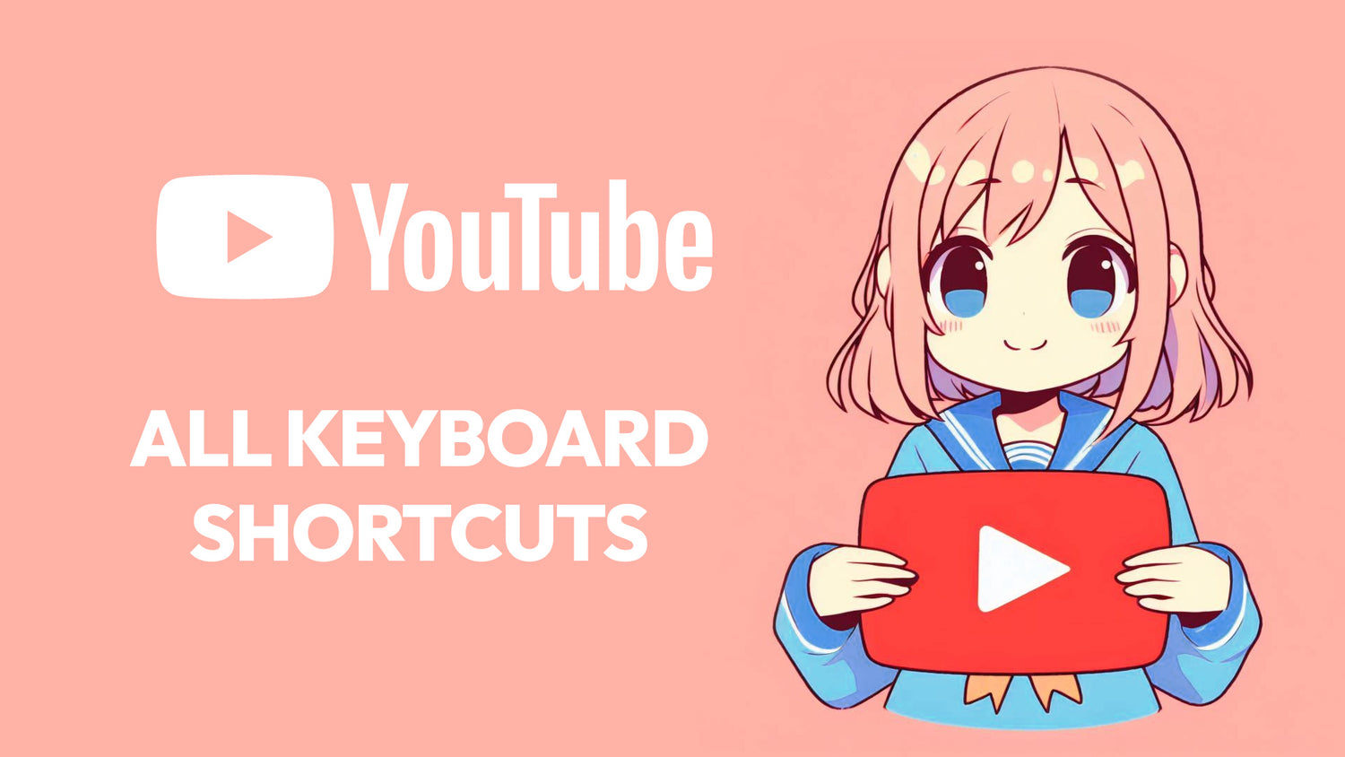 All YouTube Keyboard Shortcuts (2024) – Woodpunch's Graphics Shop