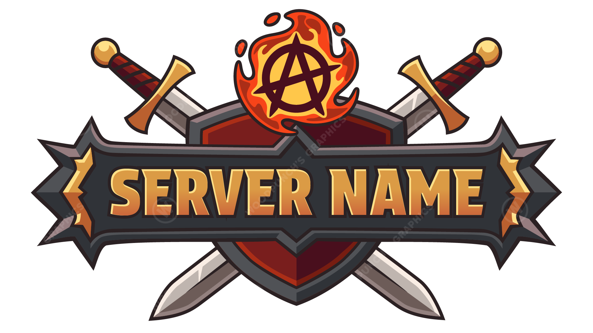 Anarchy Minecraft Server Logo – Woodpunch's Graphics Shop