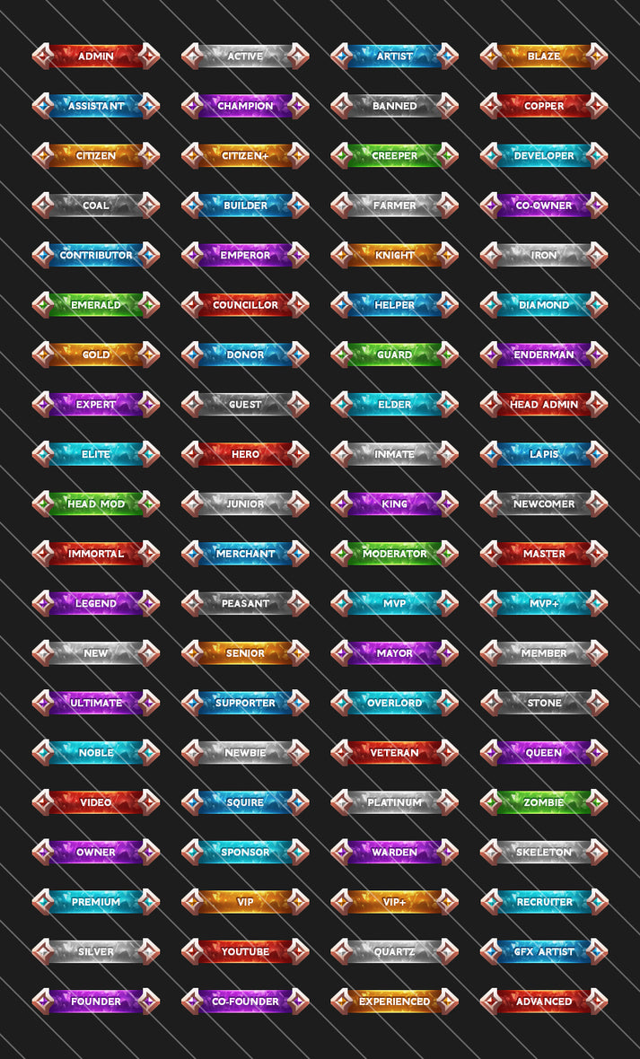 80 Forum Group Banners "Crystallized" – Woodpunch's Graphics Shop