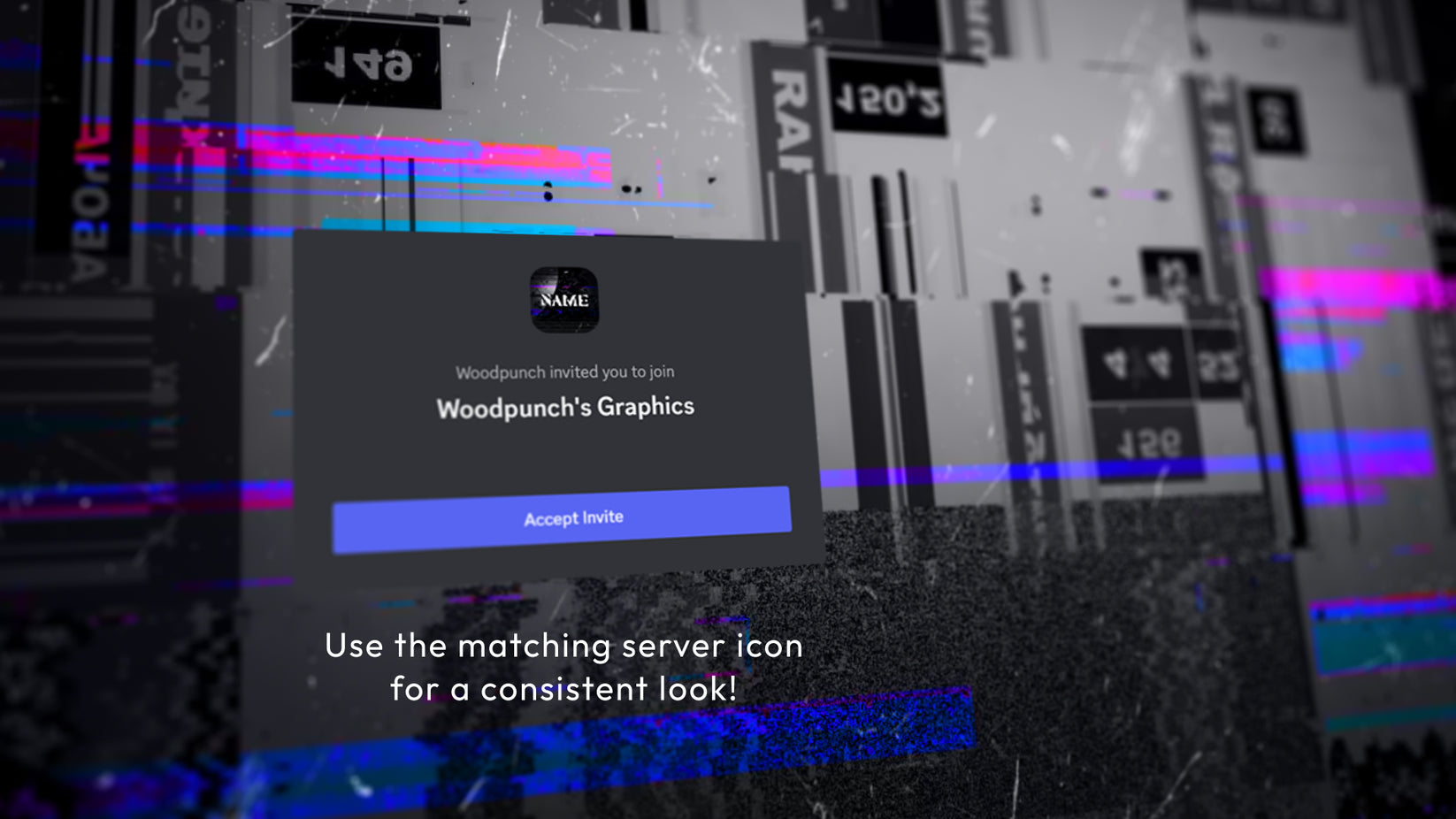 Serious Discord Server Invite Background – Woodpunch's Graphics Shop