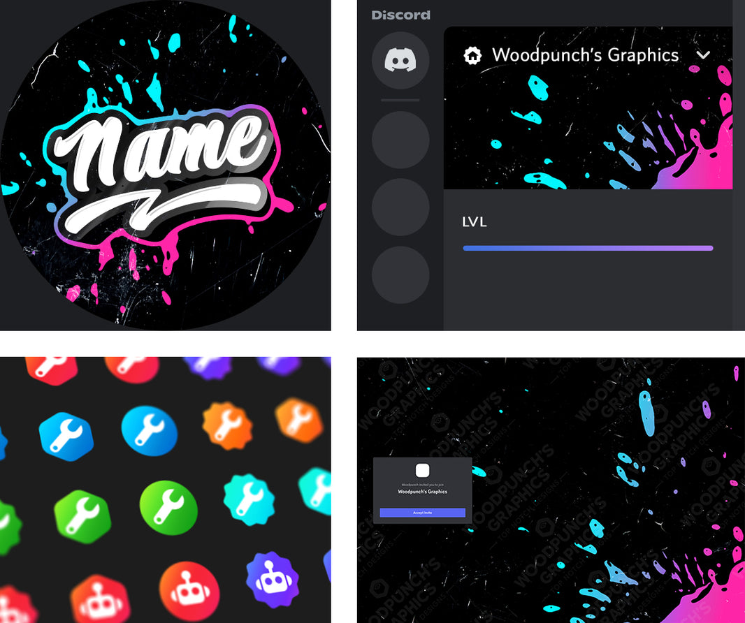 Discord Art Bundles – Woodpunch's Graphics Shop