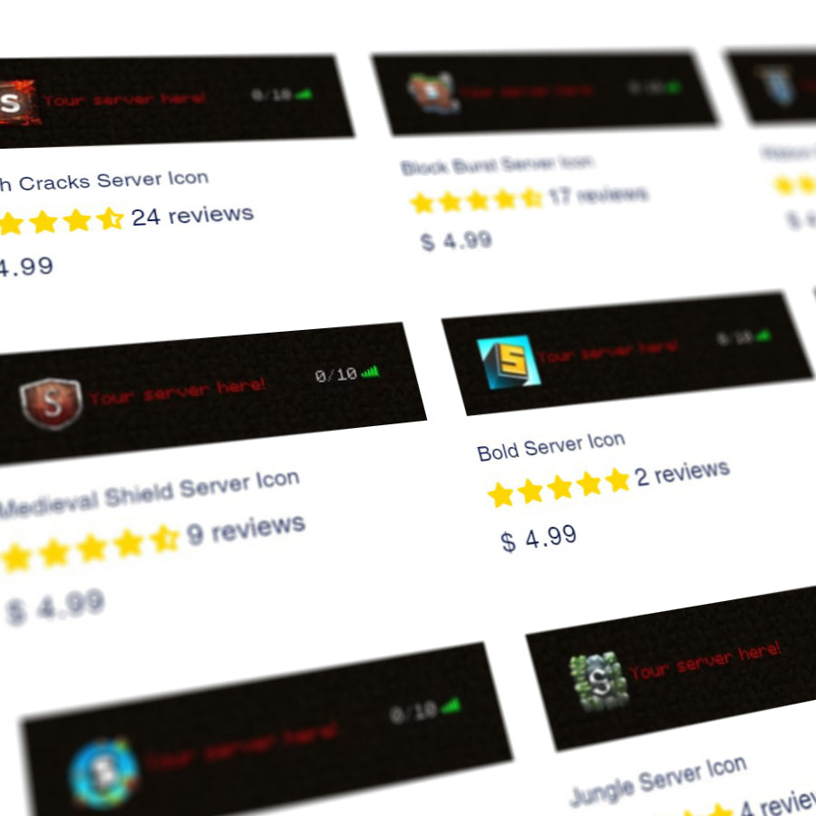 Minecraft Server Icon Maker (64x64) – Woodpunch's Graphics Shop