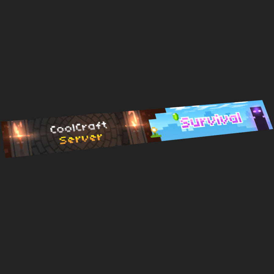 Minecraft Server Banner Maker – Woodpunch's Graphics Shop