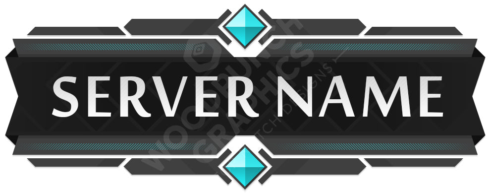 Diamonds Minecraft Server Logo Template – Woodpunch's Graphics Shop