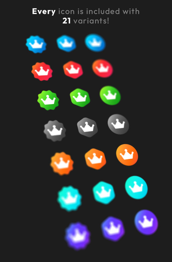 378 Discord Role Icons Pack – Woodpunch's Graphics Shop