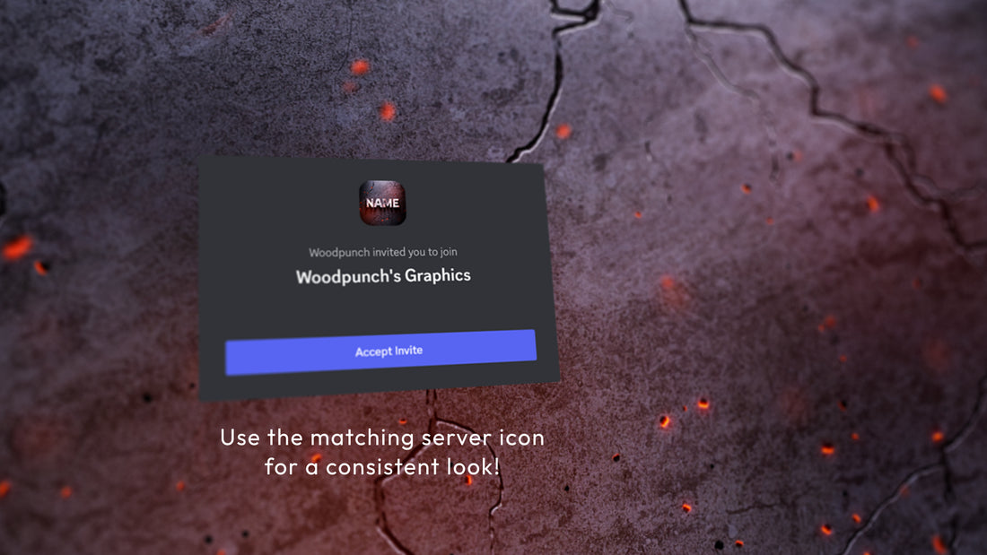 "Ember" Discord Invite Background – Woodpunch's Graphics Shop