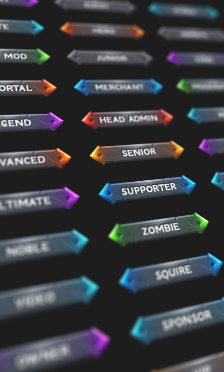 Forum Rank Image Packs – Woodpunch's Graphics Shop