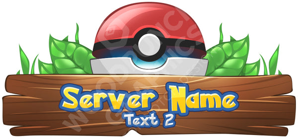 Pixelmon Minecraft Server Logo Template – Woodpunch's Graphics Shop
